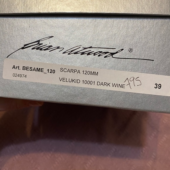 Brian Atwood | Shoes | Brian Atwood Scarpa Dark Wine 2mm Pumps | Poshmark